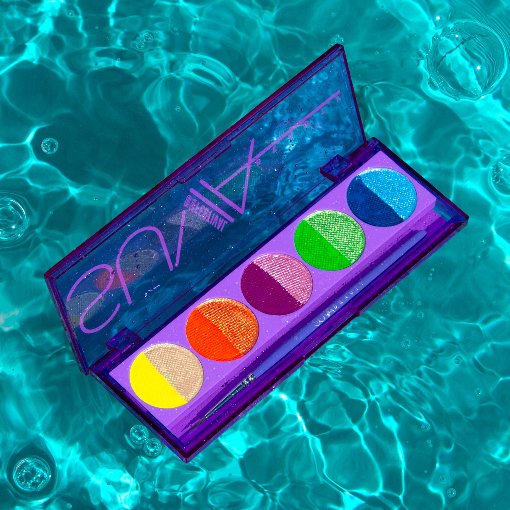 UV Festival - Hydra FX Palette (10 Shades) - Neon/Chrome Cake Makeup ...